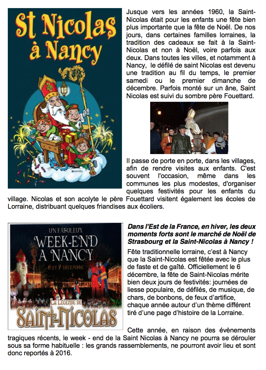LA SAINT NICOLAS = 6 DÉCEMBRE… | Noz'infos