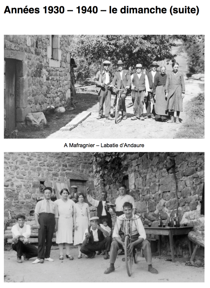 LE DIMANCHE DES ANNÉES 1930-40 (SUITE)… | Noz'infos