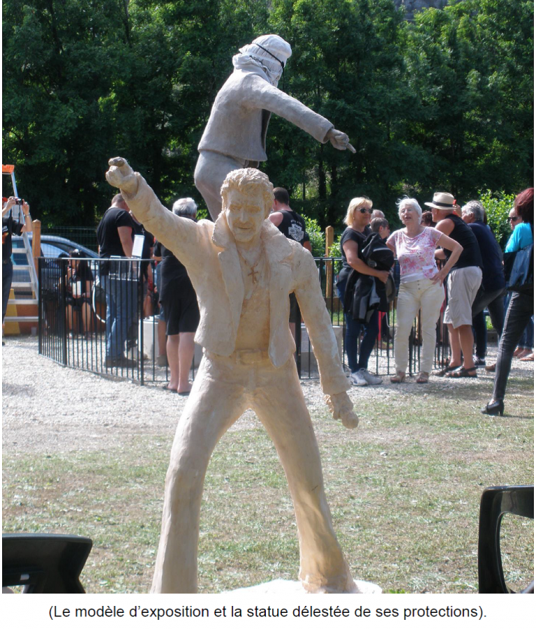 La statue de Johnny a été inaugurée | Noz'infos