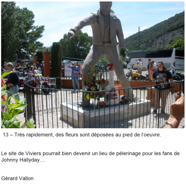 La statue de Johnny a été inaugurée | Noz'infos