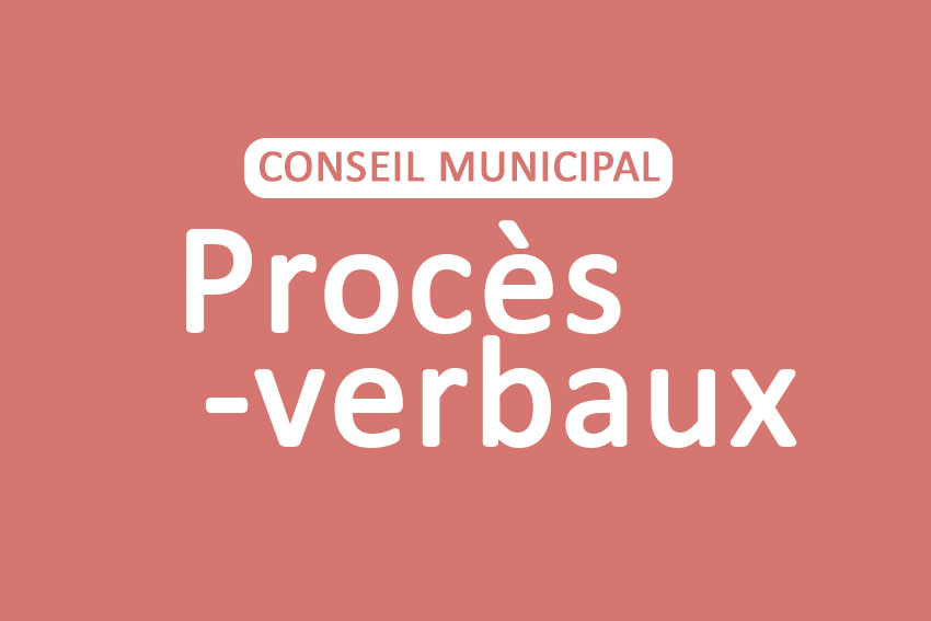 Nozières – Procès verbal de la réunion du conseil municipal du 6 ...